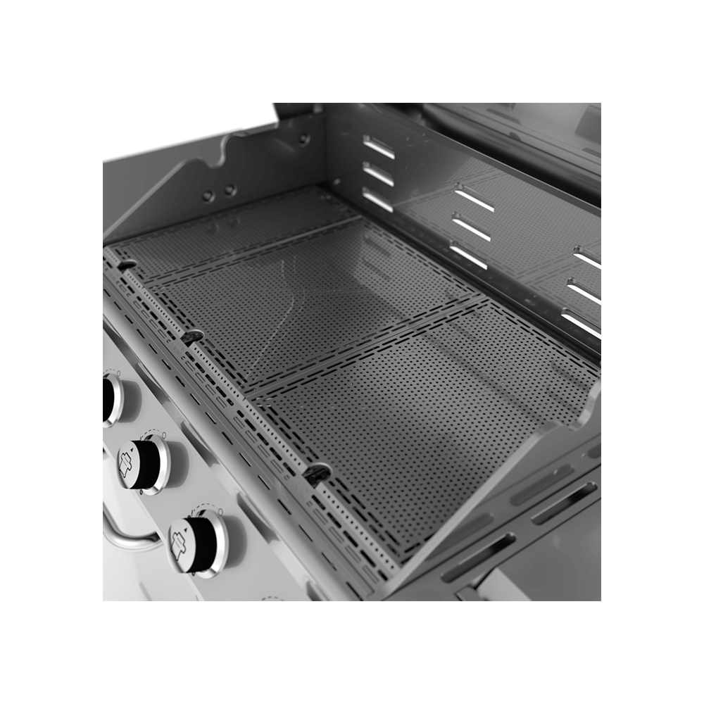 Evolution 5-Burner Gas Grill with Stainless Steel Side Burner ...